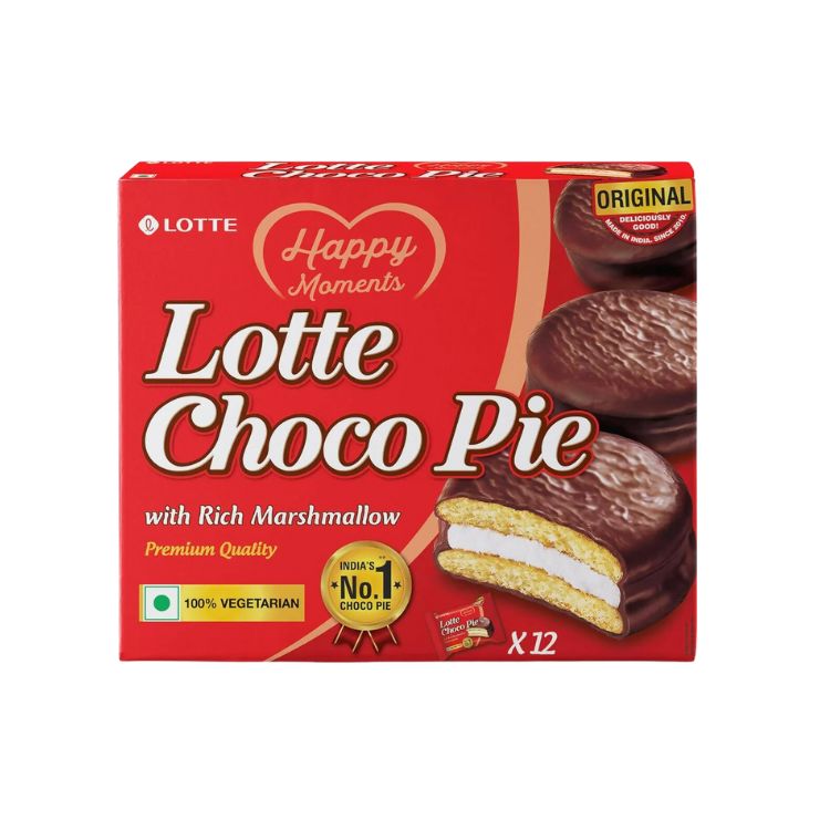 Lotte Choco Pie Biscuit 12 Pack x 28g – Morueats